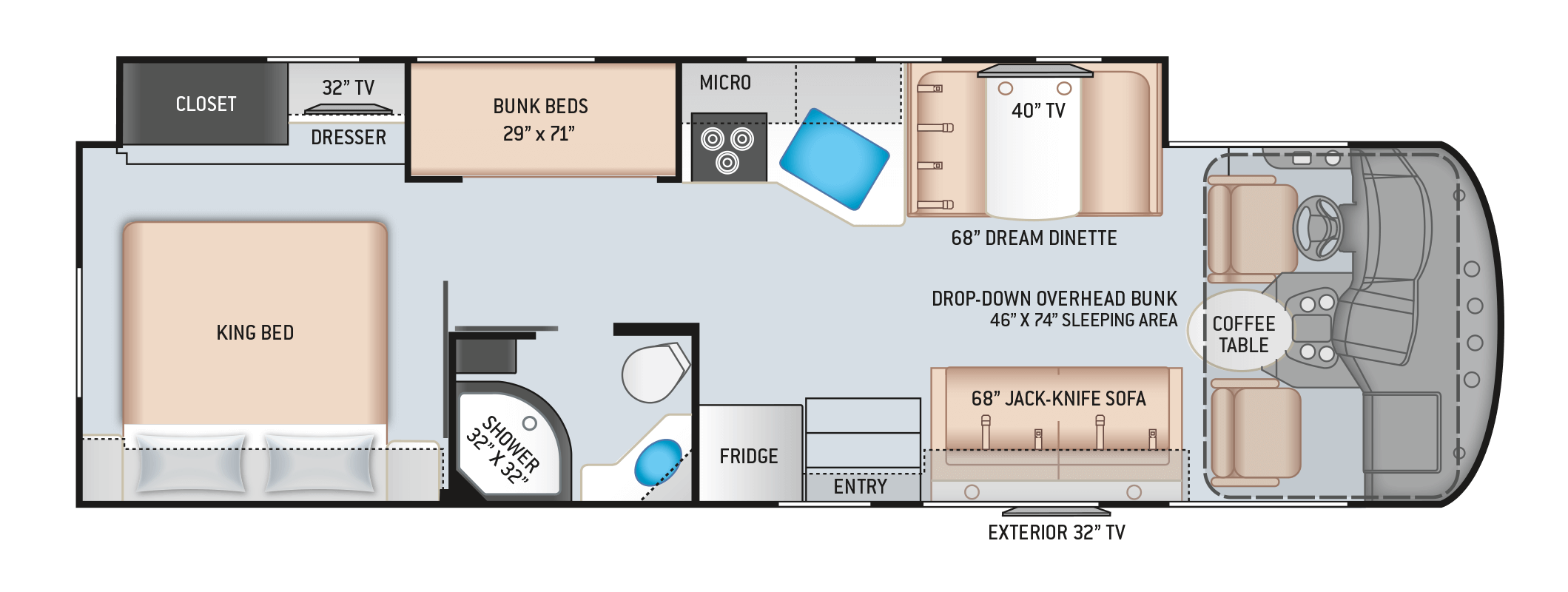 Floor Plans Freedom Traveler A30